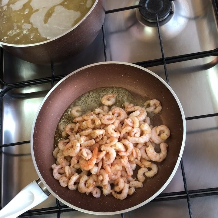 طريقة عمل معكرونه مع ربيان ( قريدس) - fatmee kitchen 🇱🇧🇰🇼 | كوك إنستا